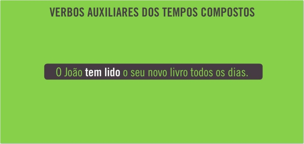 Verbos auxiliares (dos tempos compostos e da passiva) - Escola Virtual