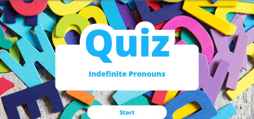 Digital game: Indefinite pronouns - Escola Virtual
