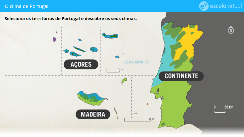 O clima de Portugal - Escola Virtual